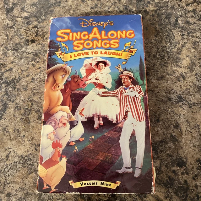 DISNEYS SING ALONG Songs I Love To Laugh Volume Nine Featuring Song Of ...
