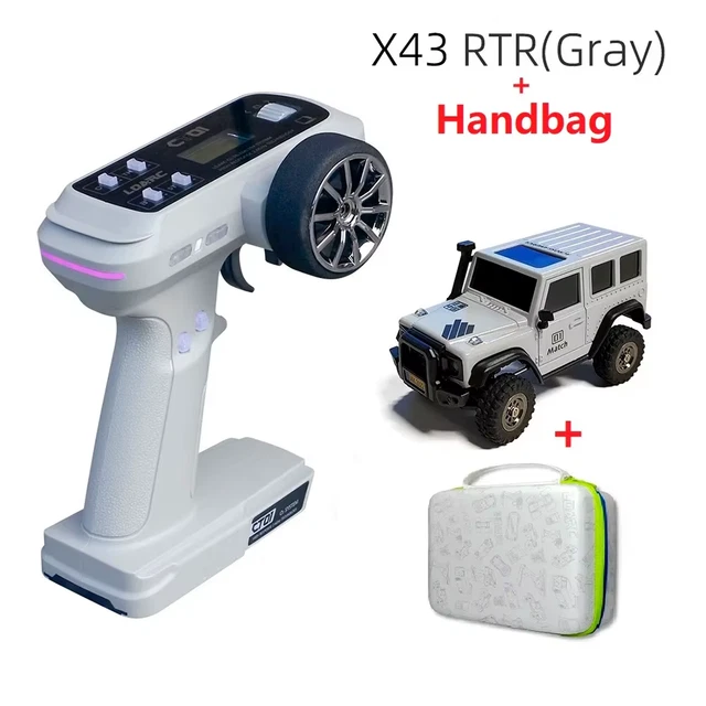 LDARC X43 1:43 Crawler RC Car Simulation Full Time 4WD Climbing Vehicle ...