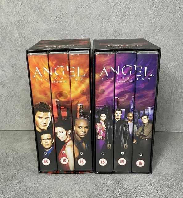 ANGEL VHS BOX Set Season 2 Complete, Buffy The Vampire Slayer 2001 6 ...