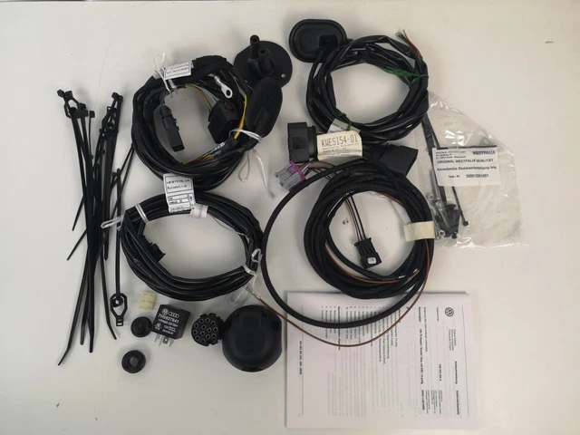 GENUINE VW TRANSPORTER T5 13-PIN Towbar Electrical Installation Kit 7H0055204A £149.99 - PicClick UK