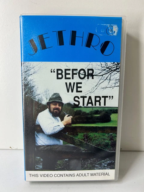 JETHRO - BEFOR We Start On VHS Video Cassette Tape £9.99 - PicClick UK