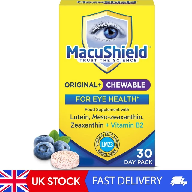 PLUS CHEWABLE – 30 Day Pack, Eye Health Supplement* With Lutein ...