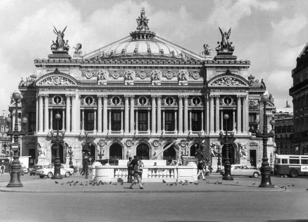 THE FACADE OPERA Garnier Place de lOpera August 15 1968 Paris France ...