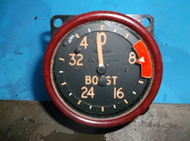 WW2 RAF SPITFIRE +32 psi boost gaugr dated 1946 unused and 1944 £139.00 ...
