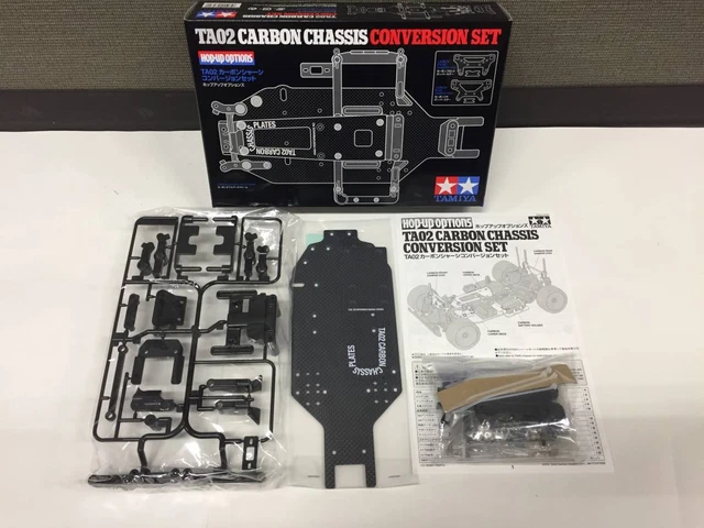TAMIYA LIMITED TA02 Carbon Chassis Conversion Set Optional Parts Ta02W ...