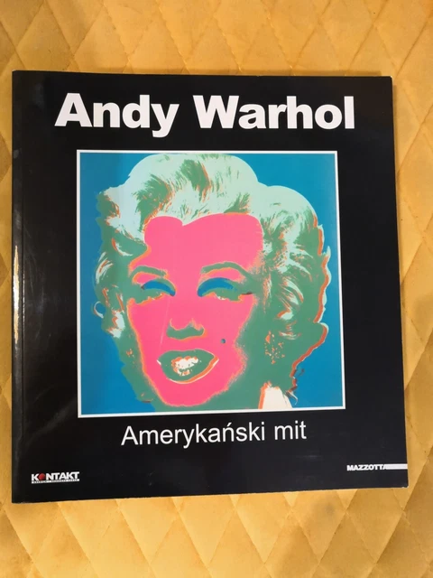 ANDY WARHOL AMERYKANSKI MIT catalogo in polacco ediz. Mazzotta 2001 EUR ...