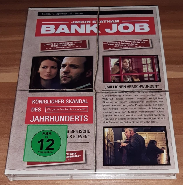 BANK JOB [JASON Statham] (Limited 2-Disc Mediabook-Blu-ray+DVD~FSK-12 ...