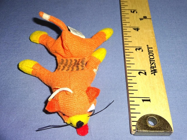 TEENY WEENIE MEANIES Splat the Road Kill Cat Key Chain *BROKEN 1997 ...