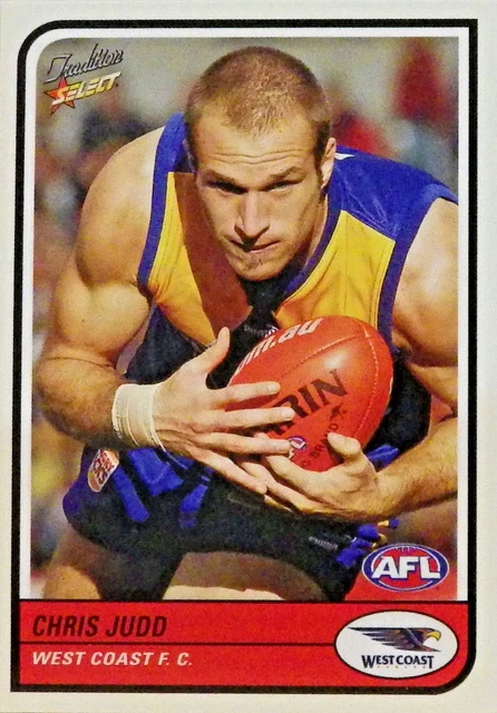 2005 SELECT TRADITION Chris Judd #143 West Coast Football Card $4.45 ...