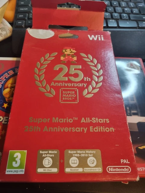 NINTENDO WII 25TH Anniversary Super Mario Bros both discs and all ...