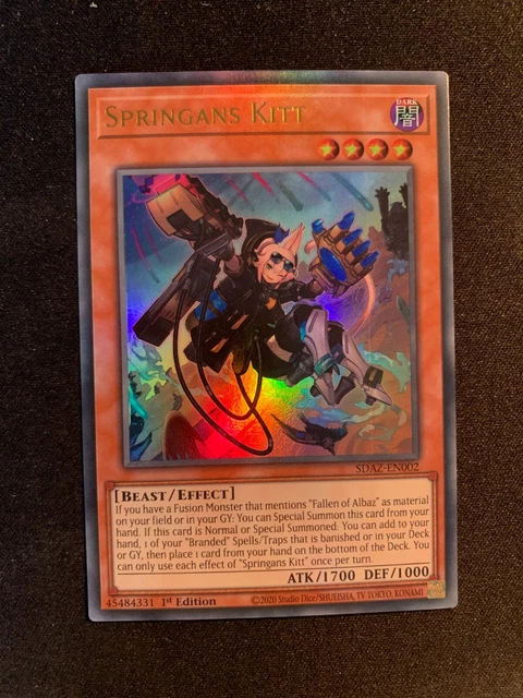 SPRINGANS KITT - Ultra Rare - SDAZ-EN002 - YuGiOh N/M EUR 2,95 ...