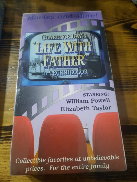 LIFE WITH FATHER VHS Movie. 1947 Elizabeth Taylor Film. New Sealed! £7. ...