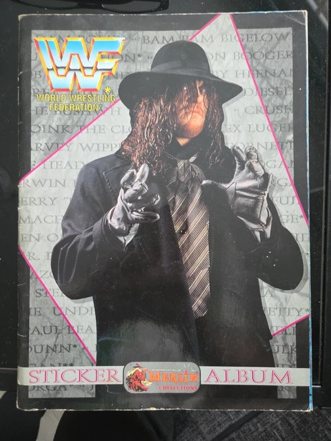 WF WORLD WRESTLING Federation Sticker Album WWE WWF 90s £63.07 ...