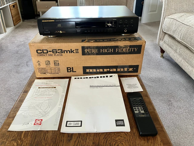 MARANTZ CD63 MKII KI Signature. 1st Editon. KI Cert, Manual, Remote ...