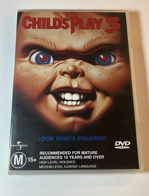 CHILD'S PLAY 3 DVD HORROR 1991 Pal Region 2 & 4 - Free Aus Post! $14.95 ...
