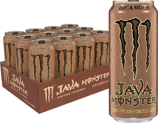 (12 PACK) MONSTER Java Loca Moca Coffee Energy Drink, Mocha Chocolate ...