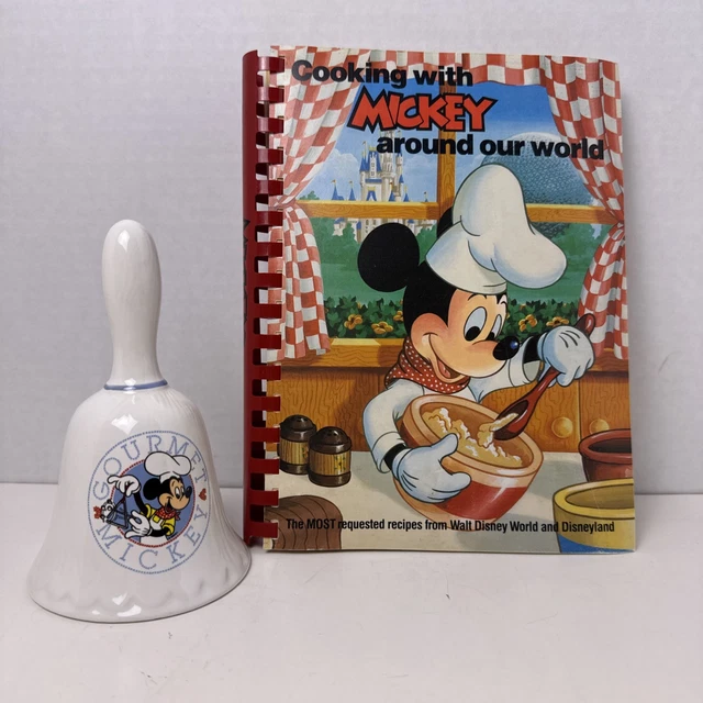 COOKING WITH MICKEY Around the World - Walt Disney Cookbook 1987 $17.99 ...