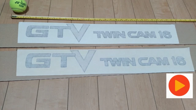 GENUINE TOYOTA AE86 GTV Door Decals Stickers Pair from Japan New other ...