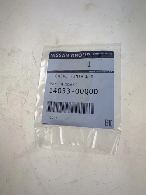 ORIGINAL NISSAN GASKET, 14033-00Q00 intake manifold for Nissan Qashqai ...