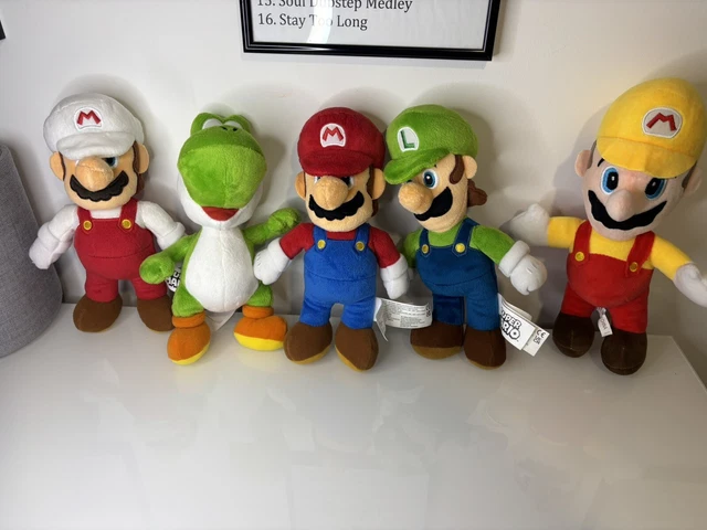 SUPER MARIO PLUSH Bundle X5 Nintendo Soft Toy Teddy Collectable £29.99 ...