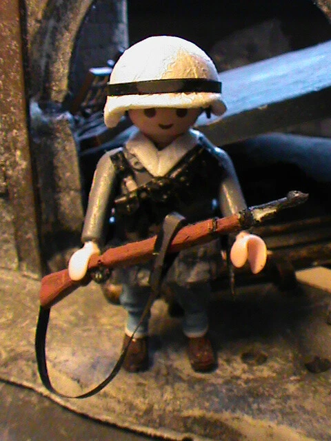 PLAYMOBIL CUSTOM COMANDO Front Oriental-1942 Ref-0014 Bis EUR 29,75 ...