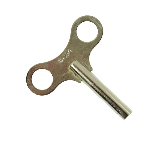 WATCH KEY OLD elevator key square 3.5 f movement table clock fireplace ...