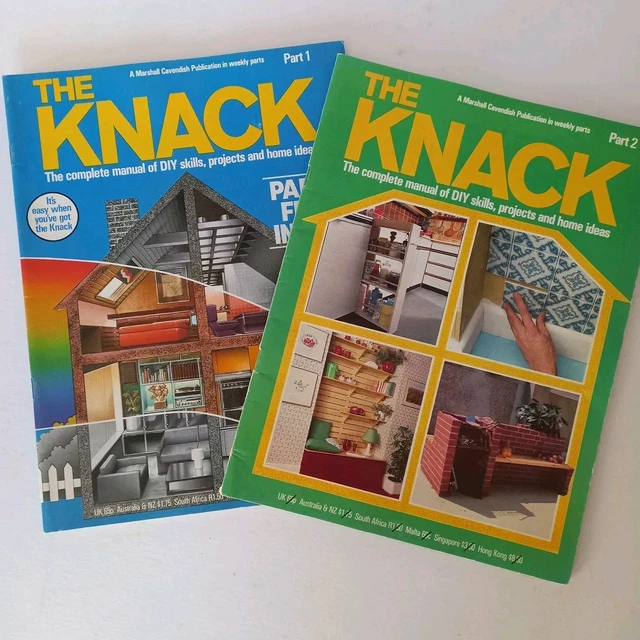 THE KNACK DIY Magazine From The 1980s part 1 and part 2 £2.20 - PicClick UK