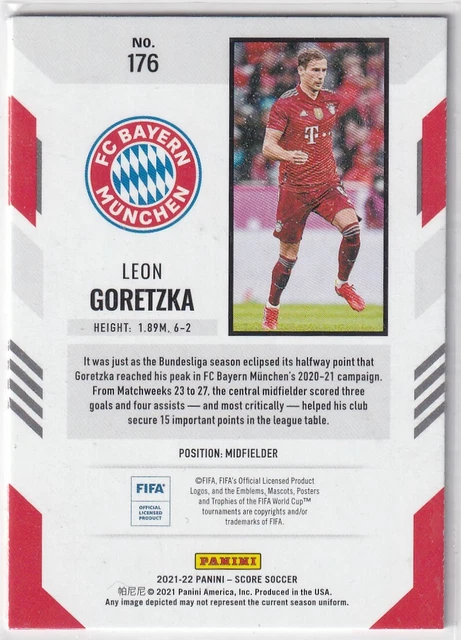 PANINI FIFA SCORE 2021-22 Soccer Trading Carte Mappa No. 176 Leon ...