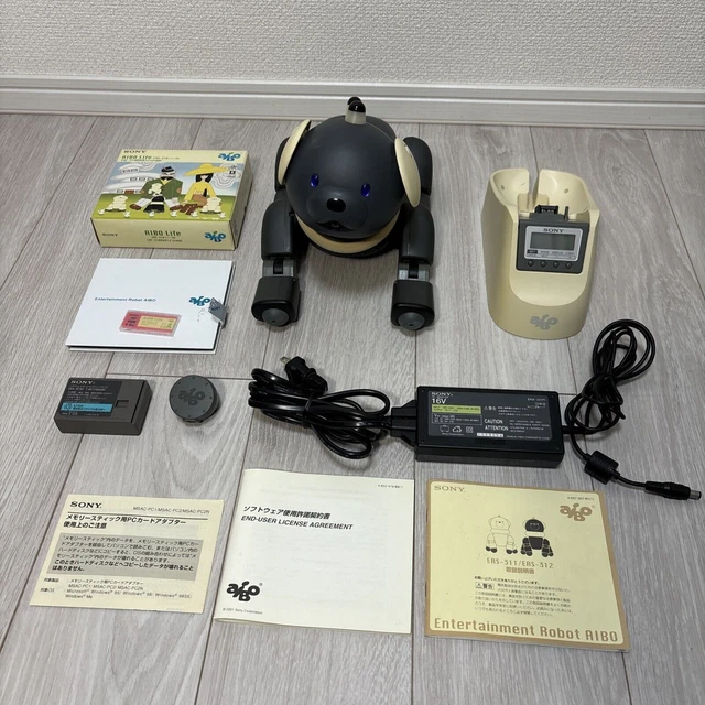 SONY VIRTUAL PET AIBO Tested Rare 3rd Generation Dog Robot ERS-312 ...