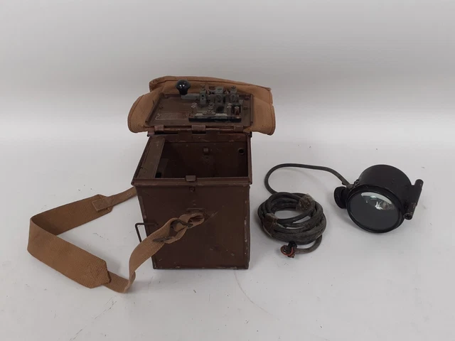 WW2 BRITISH ARMY Morse Code Signalling Lamp Daylight Short Range ...