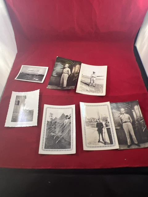 ORIGINAL WW2 U.S. Army Soilder's Small Photograph Grouping £34.04 ...