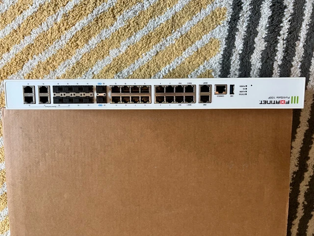 FORTINET FORTIGATE 100F Firewall. Expired License. --No Reserve!! $8.50 ...