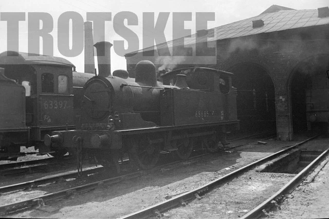 35MM NEGATIVE BR British Railways Steam Loco 68685 West Hartlepool ...