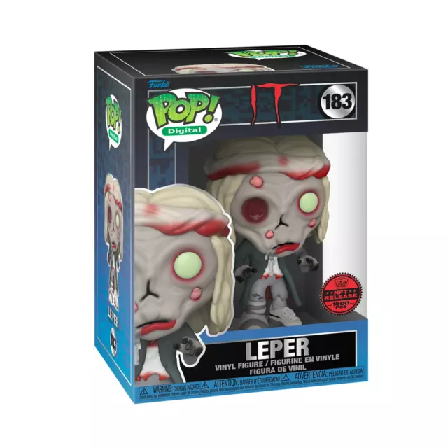 LEPER EXCLUSIVE LE1800 Funko Pop It / Pennywise J Botet #183 ...