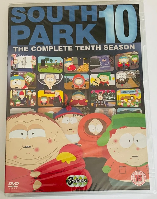 SOUTH PARK COMPLETE Season 10 DVD - Tenth Season - New Sealed 3 disc ...