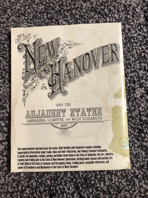 [MAP] RED DEAD Redemption 2 Map Of New Hanover & New Austin MAP ONLY NO ...