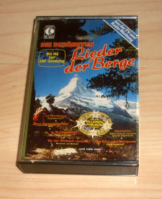 MUSIK KASSETTE MC - Die schönsten Lieder der Berge - ZDF Sendung Volksmusik EUR 5,99 - PicClick DE