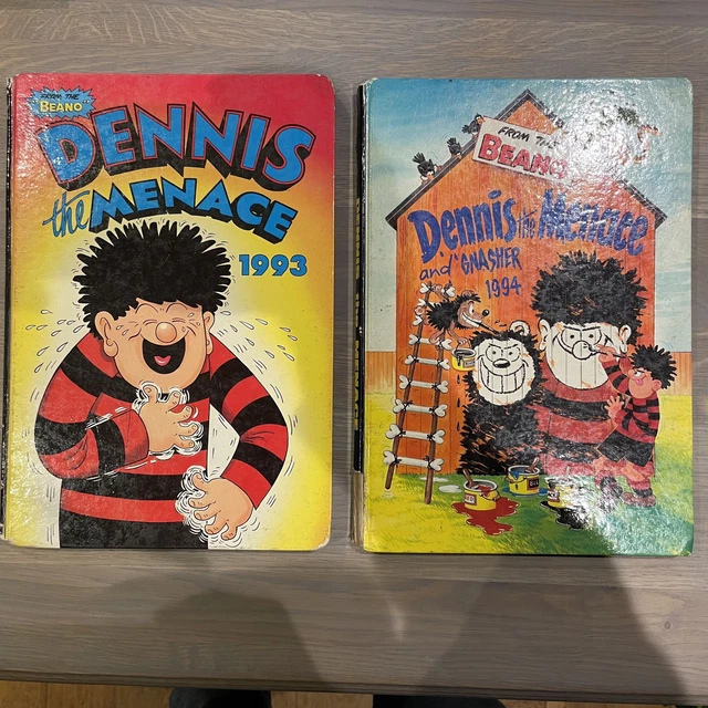 VINTAGE DENNIS THE Menace 1993 & 1994 Annual Bundle £9.99 - PicClick UK