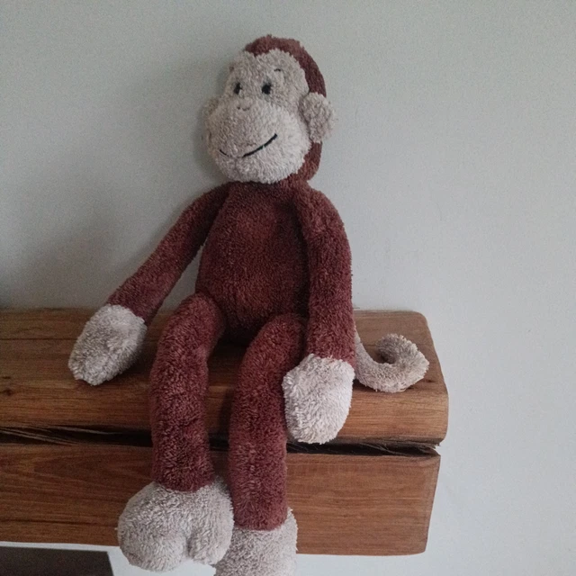 JELLYCAT SMALL/MEDIUM SLACKAJACK Brown Monkey Rare Retired £20.00 ...