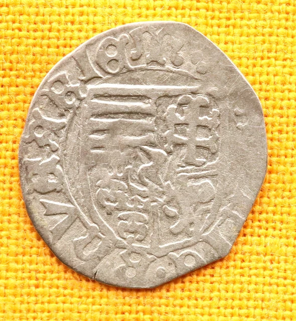 MEDIEVAL HUNGARIAN KINGDOM Coin - Corvin Mathias Rex Silver Denar 15 ...