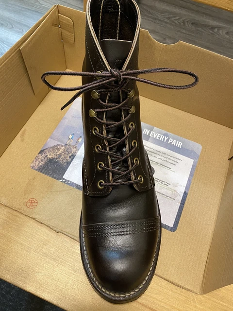 RED WING 4606 8.5D EBONY HARNESS IRON RANGER Extremely Rare Boots $600. ...