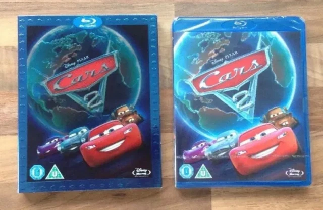 CARS 2 - DISNEY PIXAR Inc OUTER SLIP CASE / SLEEVE BLU RAY - BRAND NEW ...