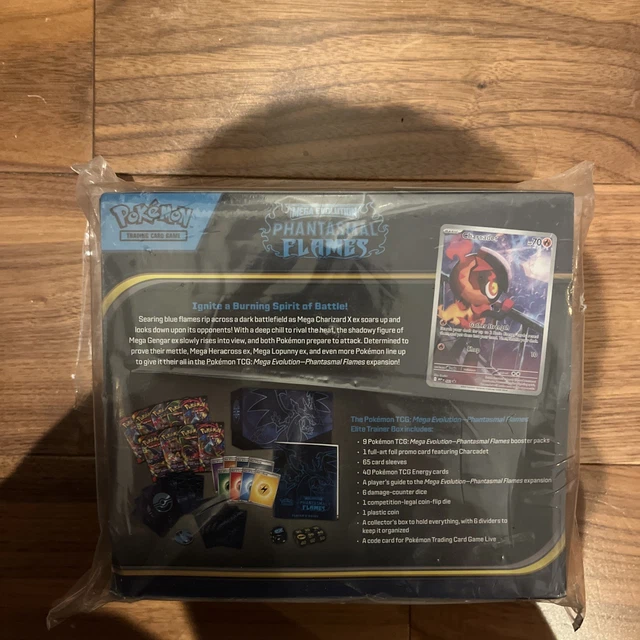 POKEMON MEGA EVOLUTION Phantasmal Flames Elite Trainer Box (ETB ...