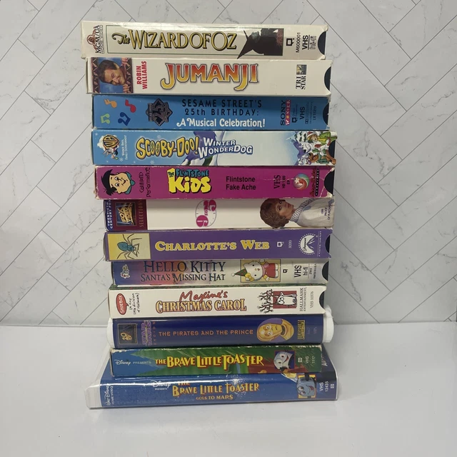LOT OF 12 Kids/Family VHS - Animated - Comedy - Star Wars, Scooby ...