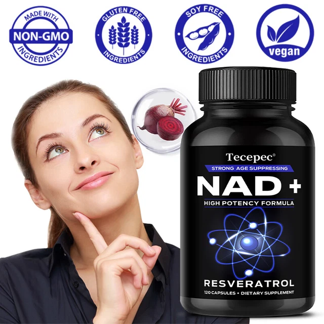 NAD+ HIGH POTENCY Formula Supplement Balance Healthy Energy ...