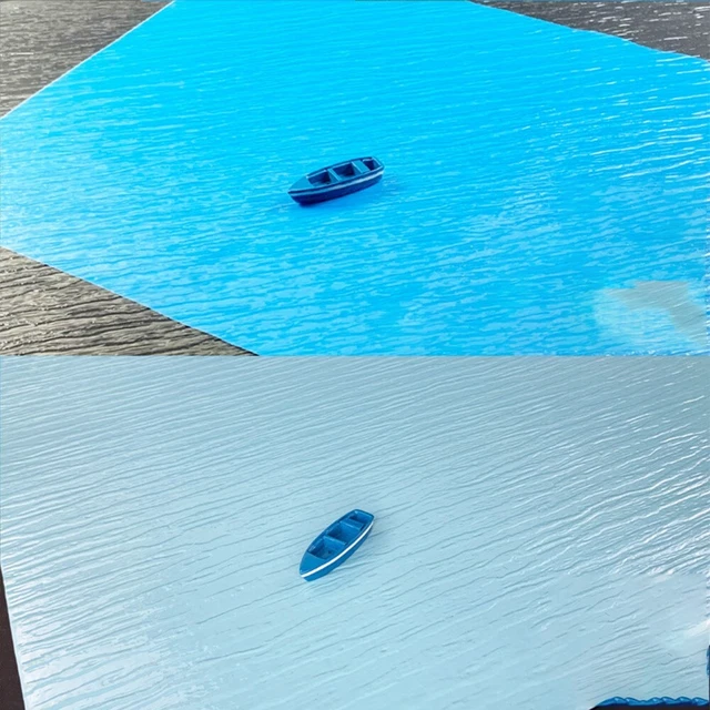 WATER SHEET RIPPLE Water Effect River Diorama Scenery Model Railway ...