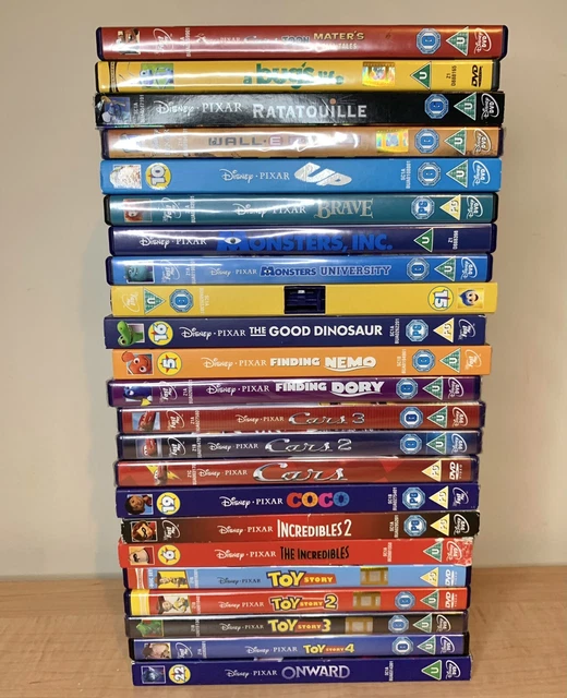 DISNEY PIXAR DVD Bundle x 23 Films / Movies £34.95 - PicClick UK
