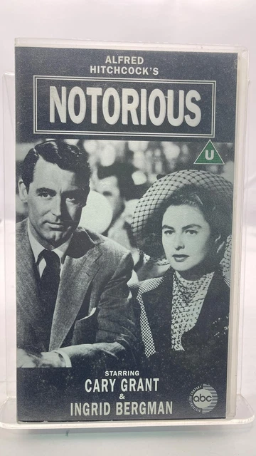 ALFRED HITCHCOCK'S NOTORIOUS On VHS Video Cassette Tape £12.99 ...
