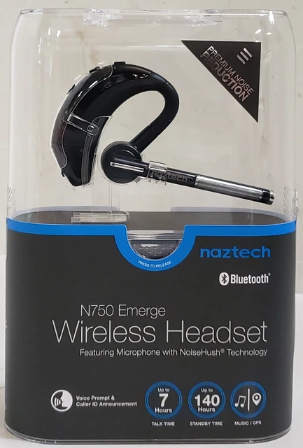 NEW NAZTECH N750 Emerge Bluetooth Wireless Headset with Microphone $69. ...