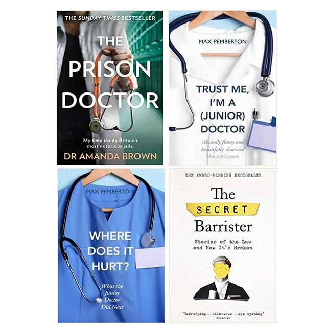 PRISON DOCTOR,TRUST ME,WHERE Does it, Secret Barrister 4 Books ...